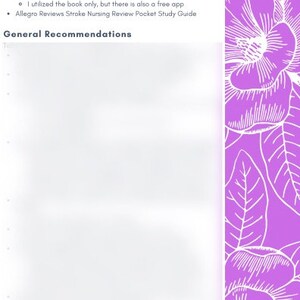 SCRN 6 Week Study Plan - Etsy