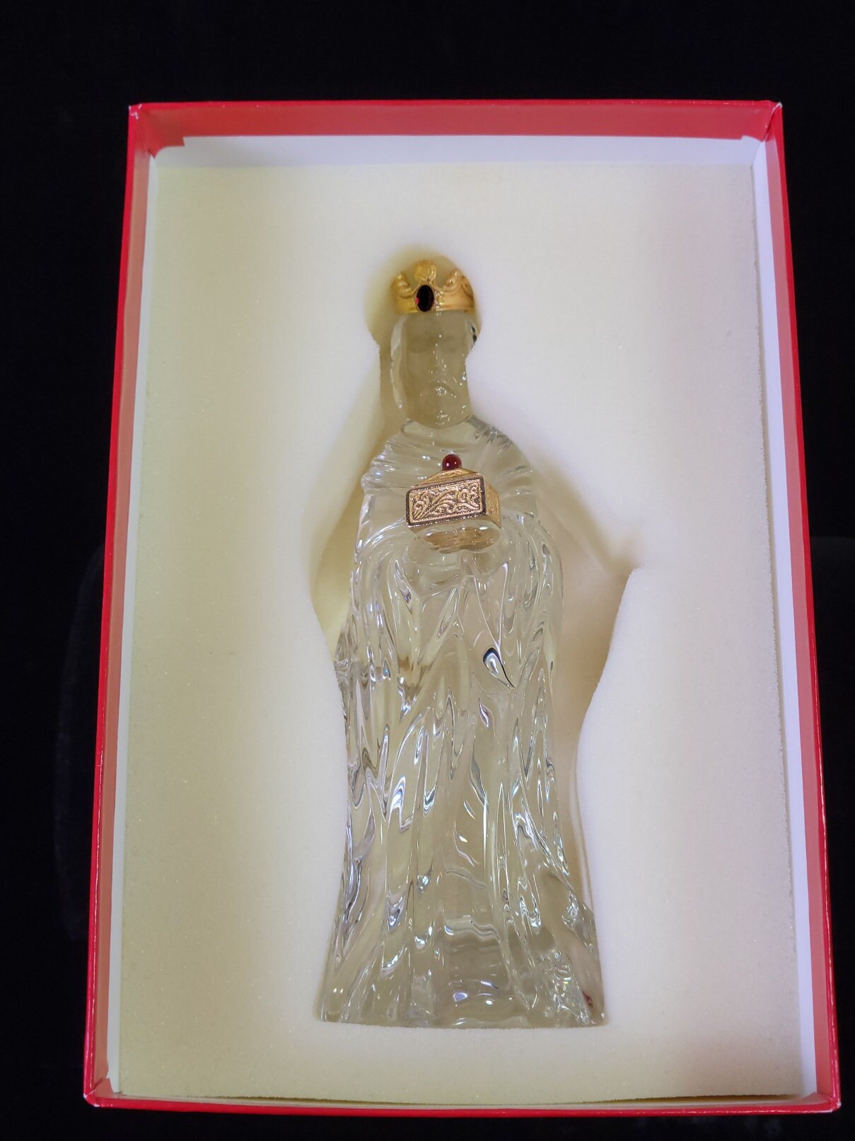 Gorham Crystal Nativity King Melchior Original Box - Etsy