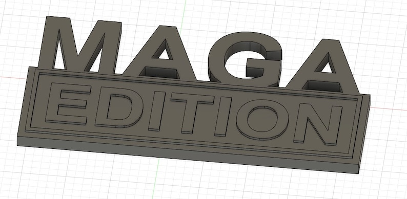 MAGA Vehicle Badge > STL File - Etsy
