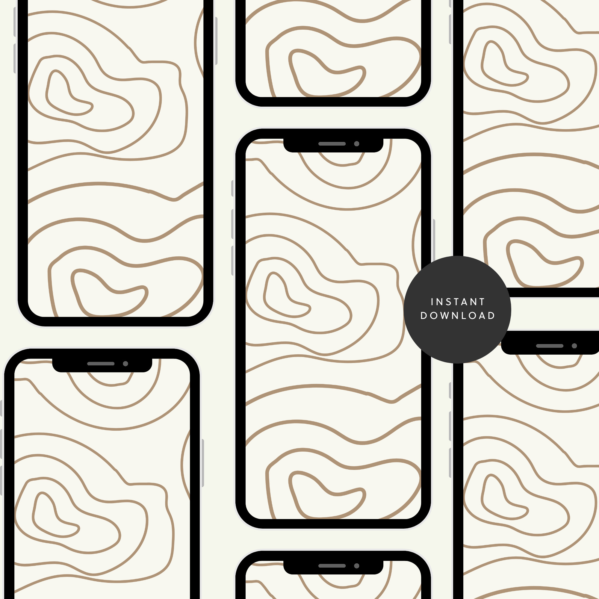 Neutral Aesthetic Phone Wallpaper Modern, Abstract iPhone Wallpaper ...