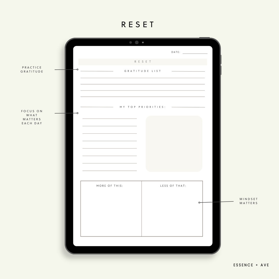 Digital Wellness Journal Self Care Journal, Prompt Journal Mindfulness ...