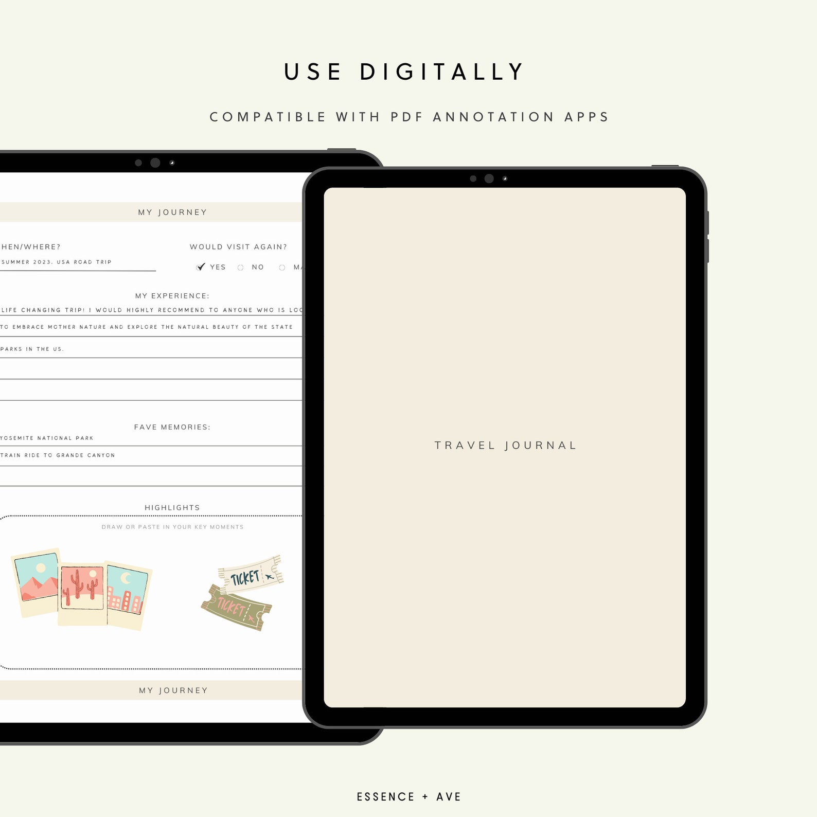 Travel Planner Printable Travel Journal, Trip Organizer Vacation ...