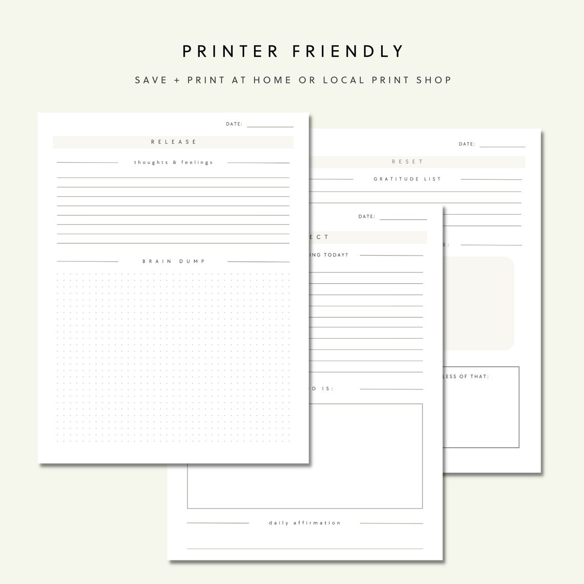 Digital Wellness Journal Self Care Journal, Prompt Journal Mindfulness ...