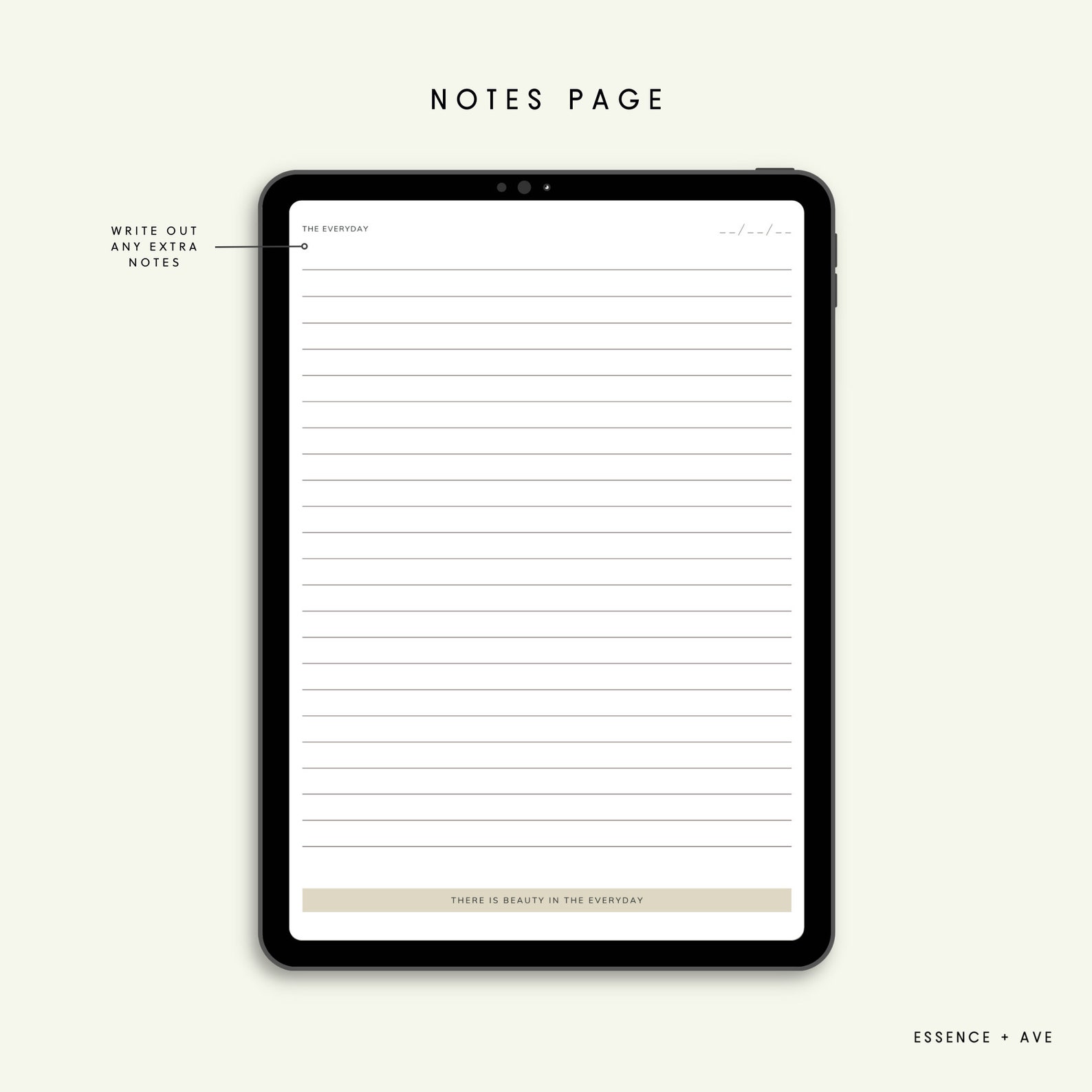 Daily Journal Digital Daily Journal Printable, Daily Checklist, Daily ...
