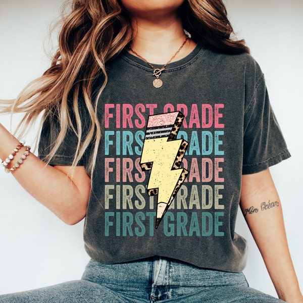 First Grade Shirt - Etsy
