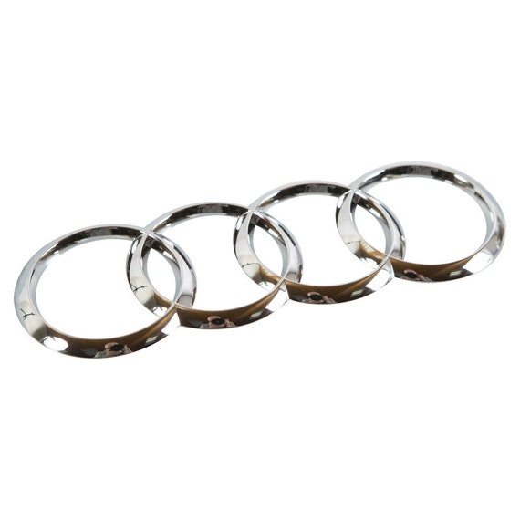 Audi Emblem Logo Audi Rings Self-adhesive A4 A6 Q3 Q7 Rear | Etsy