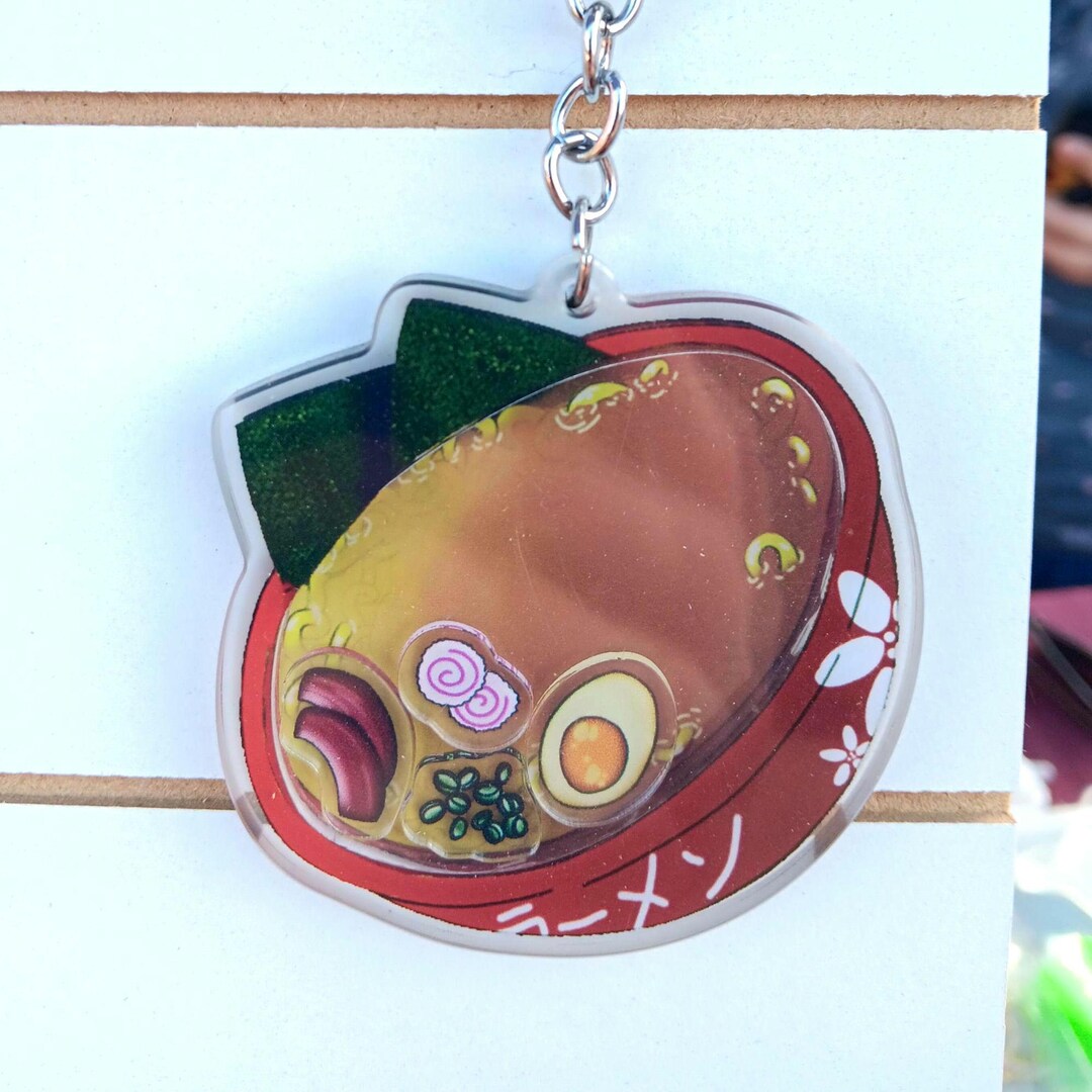 Ramen Shaker Keychain - Etsy