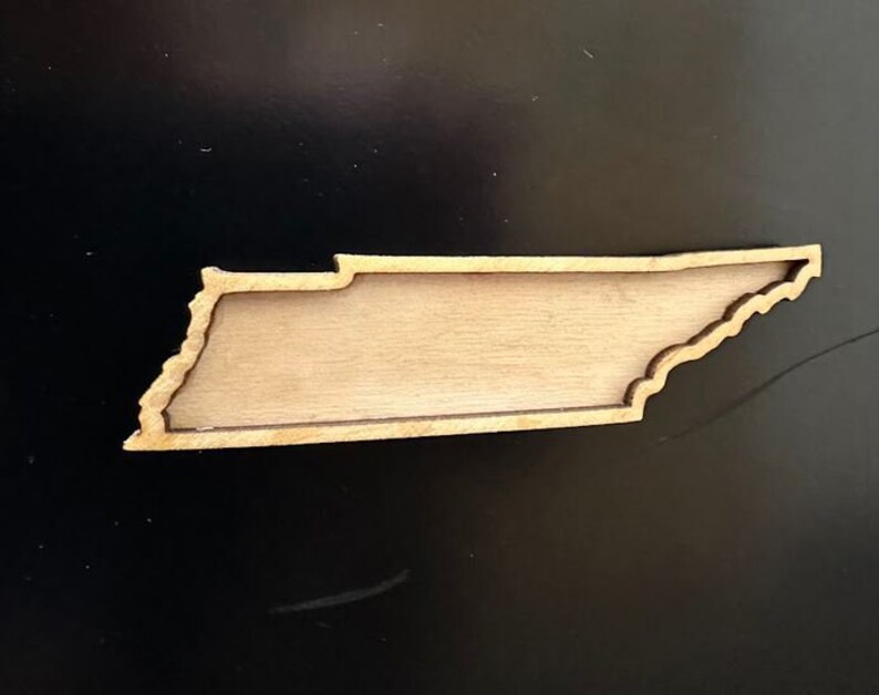 Laser-cut Tennessee Magnet - 3mm Plywood - Etsy
