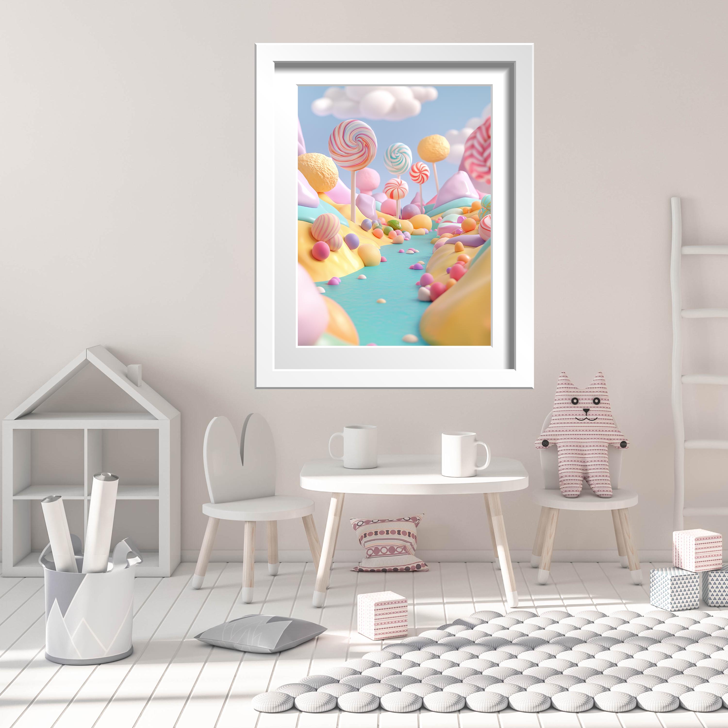 Candy Land Printable Art 5 SETS DOWNLOADABLE, Ready to Print File - Etsy