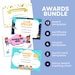 School Awards Certificates Editable Bundle, End of Year Awards ...