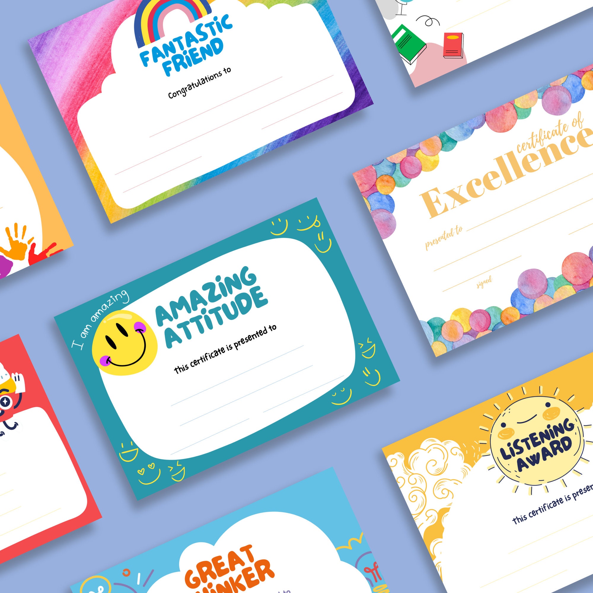 School Awards Certificates Printable Bundle, End of Year Awards ...