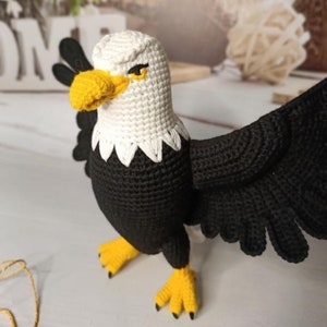 Eagle Crochet Amigurumi Pattern: Knitted Plush Toy (digital PDF) - Etsy