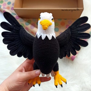 Bald Eagle Amigurumi Pattern | Crochet Eagle PDF Tutorial - Etsy