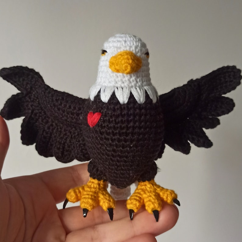 Little Eagle Crochet Amigurumi Pattern DIGITAL PDF in English Download ...