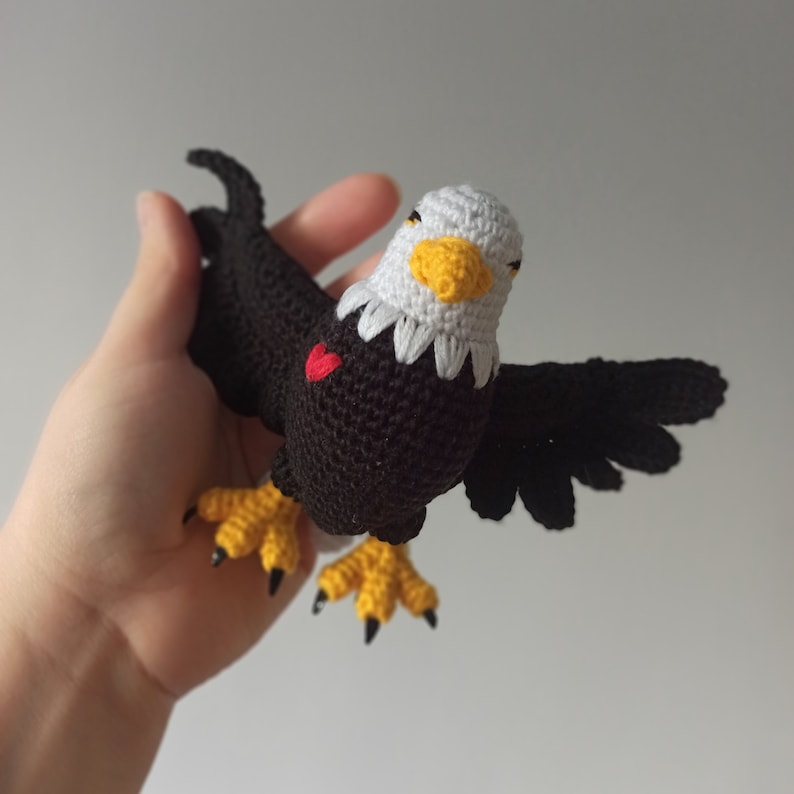Little Eagle Crochet Amigurumi Pattern DIGITAL PDF in English Download ...