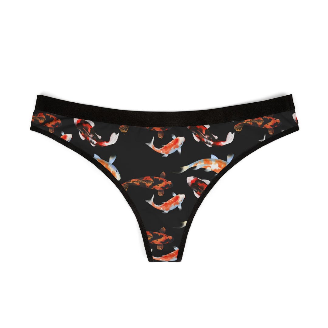 Koi Fish, Women's Thongs, Sea Life, Aquarium Panties, Fish Tank ...