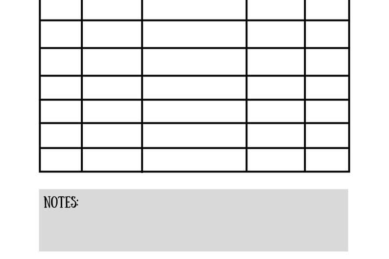 Expense Tracker Printable, Financial Expense Tracker, Fillable PDF ...