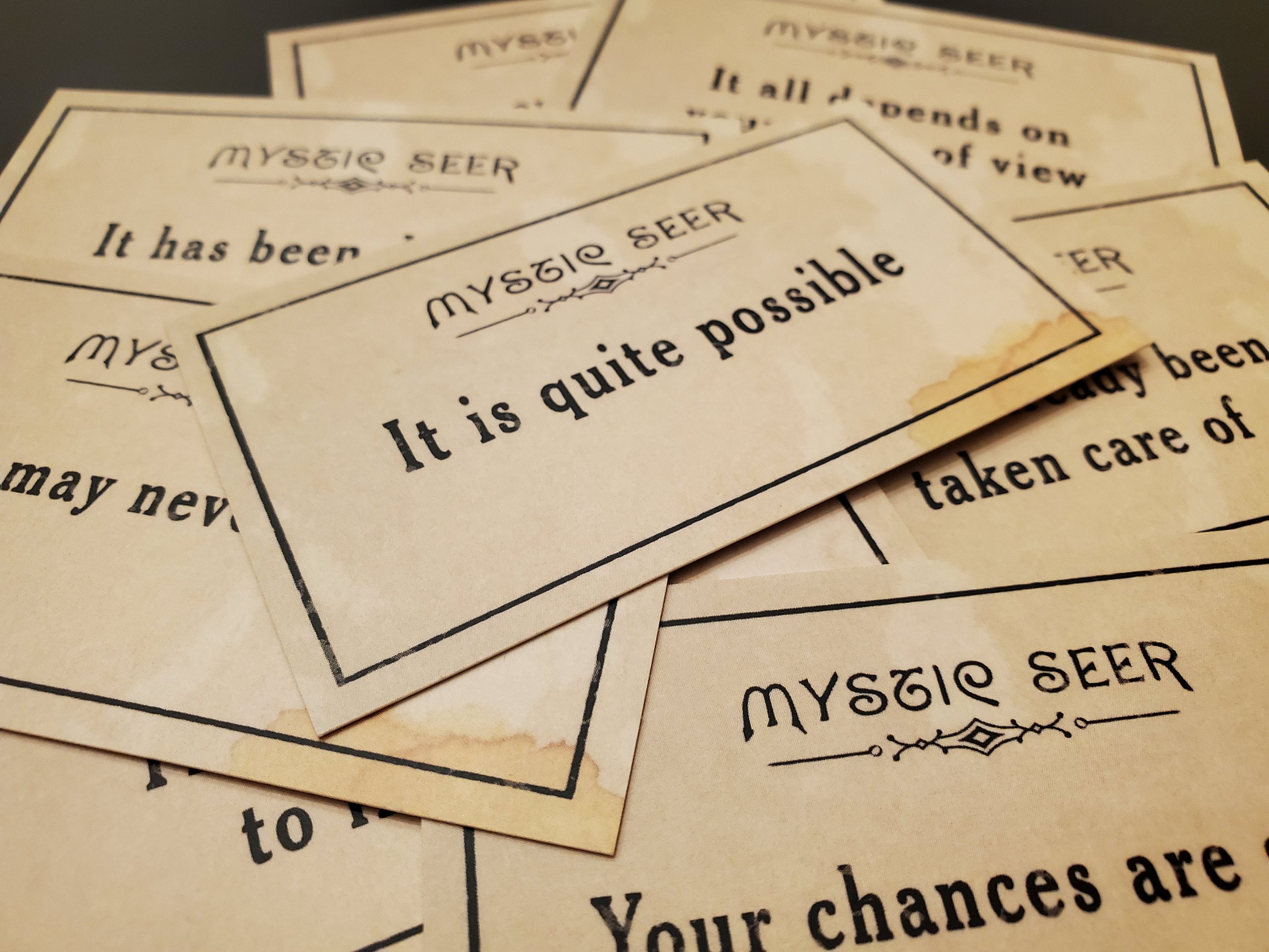 Twilight Zone Tower of Terror - Mystic Seer Fortune Telling Machine ...