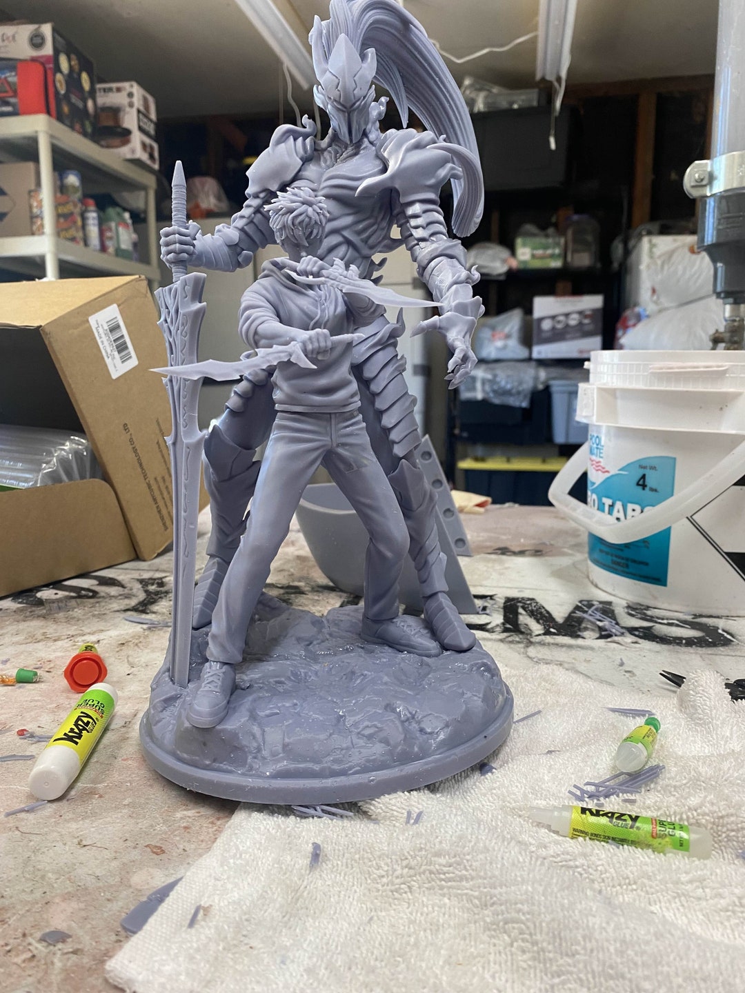 Solo Leveling Figure Igris and Sung Jin-woo - Etsy UK