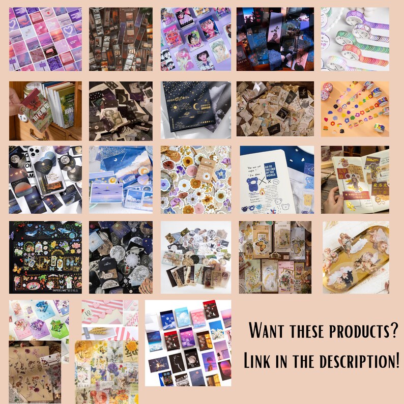 DIY Journal Planner Stickers for Junk Journal and Scrapbooking - Etsy