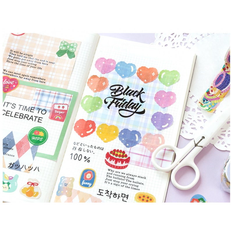 DIY Journal Planner Stickers for Junk Journal and Scrapbooking - Etsy