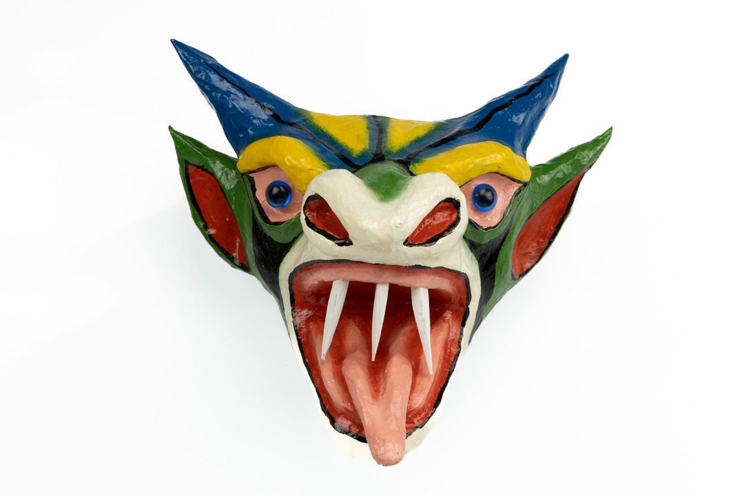 Panama Devil Mask Authentic Diablito Artisan Masterpiece for - Etsy