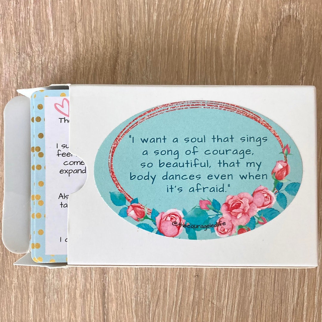 Courage Cards- Simple, Inspiring Activities for Everyday Bravery - Etsy