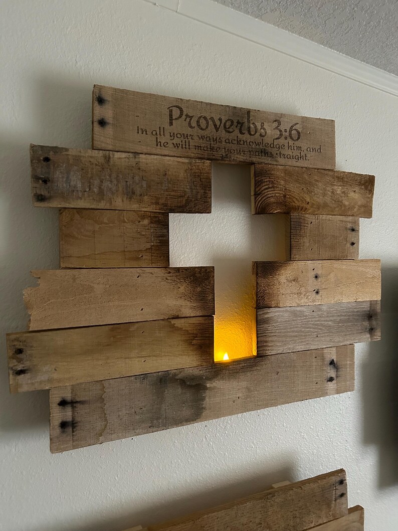 Rustic Cross With Custom Engraved Verse - Etsy