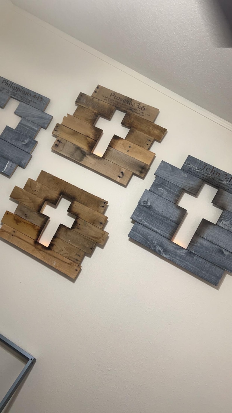 Rustic Cross With Custom Engraved Verse - Etsy