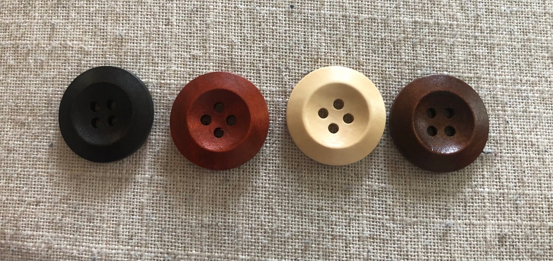 Wood Dish Buttons - Etsy