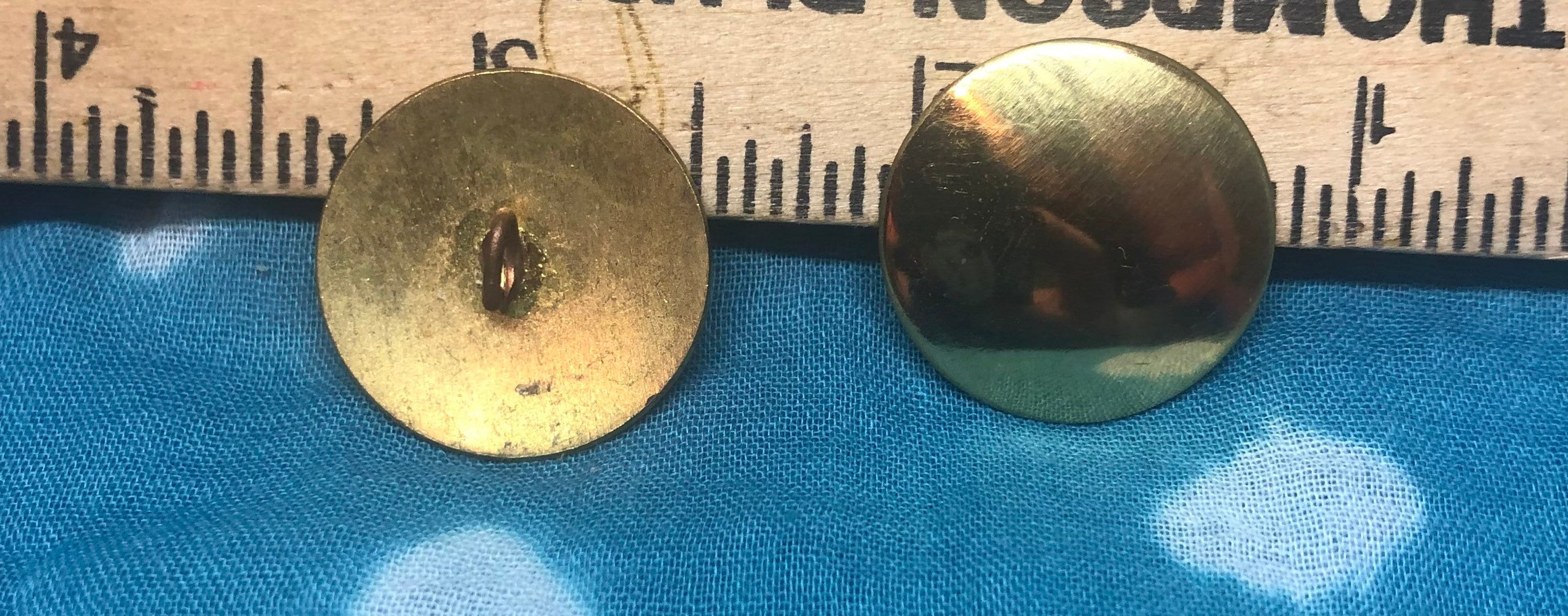Brass 18th Century Buttons - Etsy