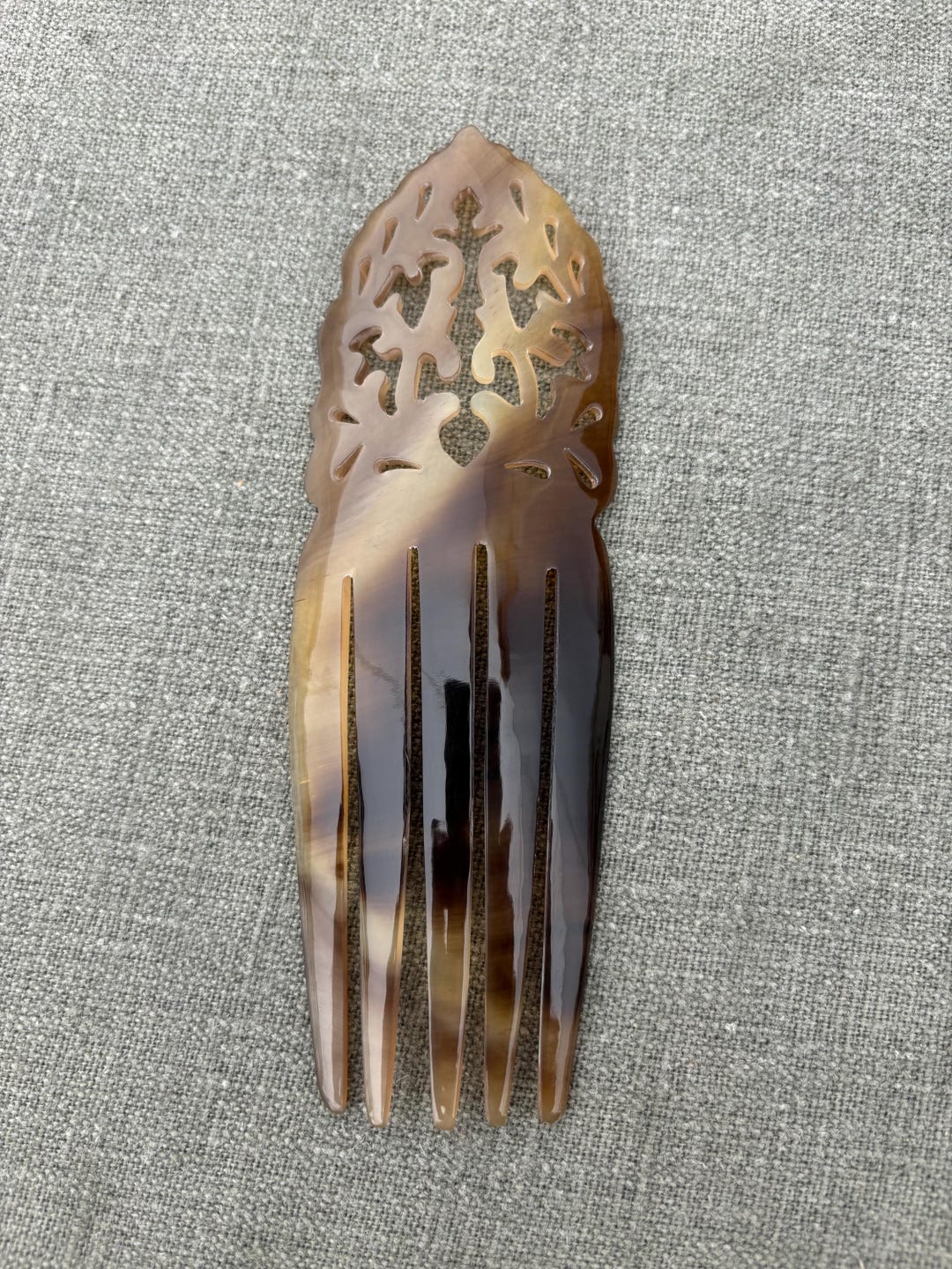 Fancy Horn Hair Comb - Etsy