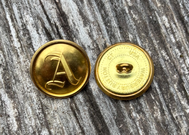 Civil War Script A Buttons - Etsy