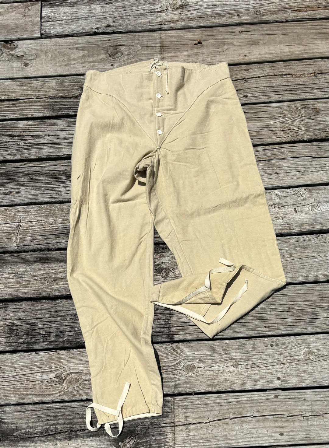 Civil War Men’s Cotton Drawers - Etsy