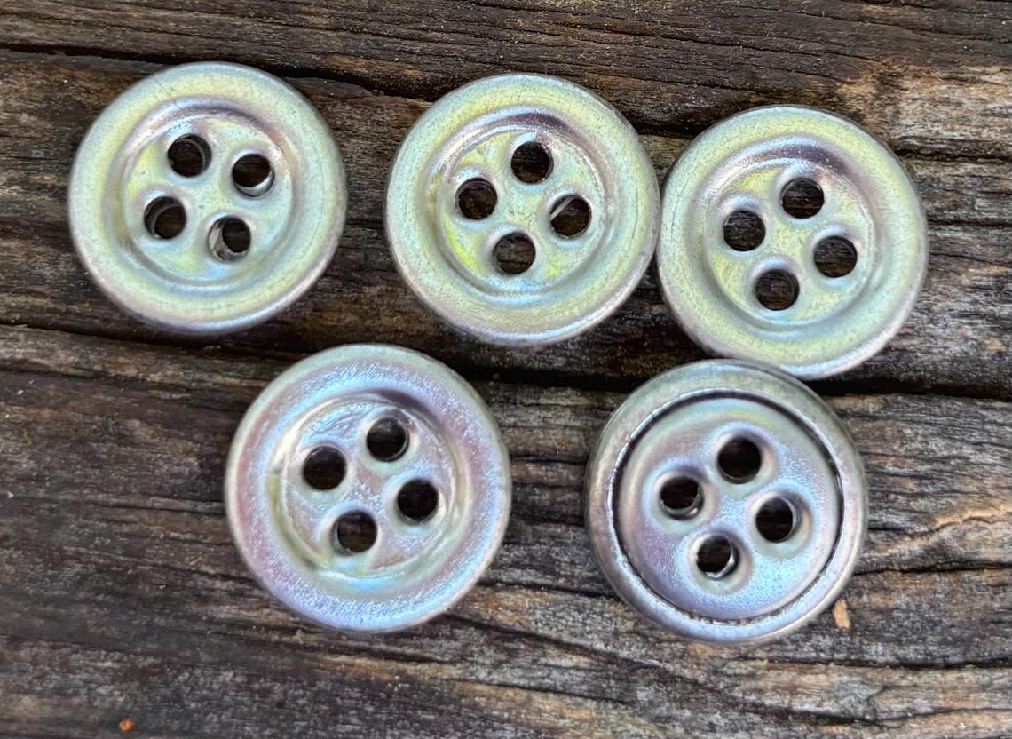 Civil War Tin Backed Tin Buttons - Etsy