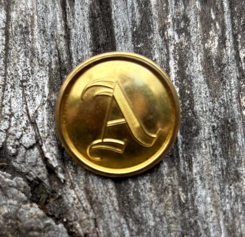 Civil War Script A Buttons - Etsy