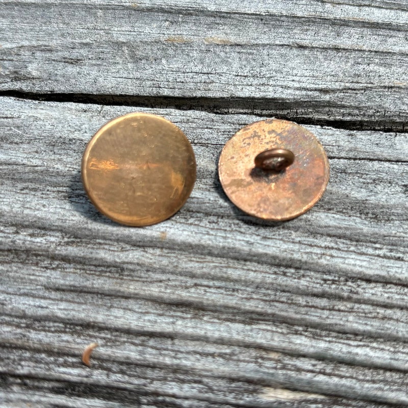 Copper Buttons - Etsy