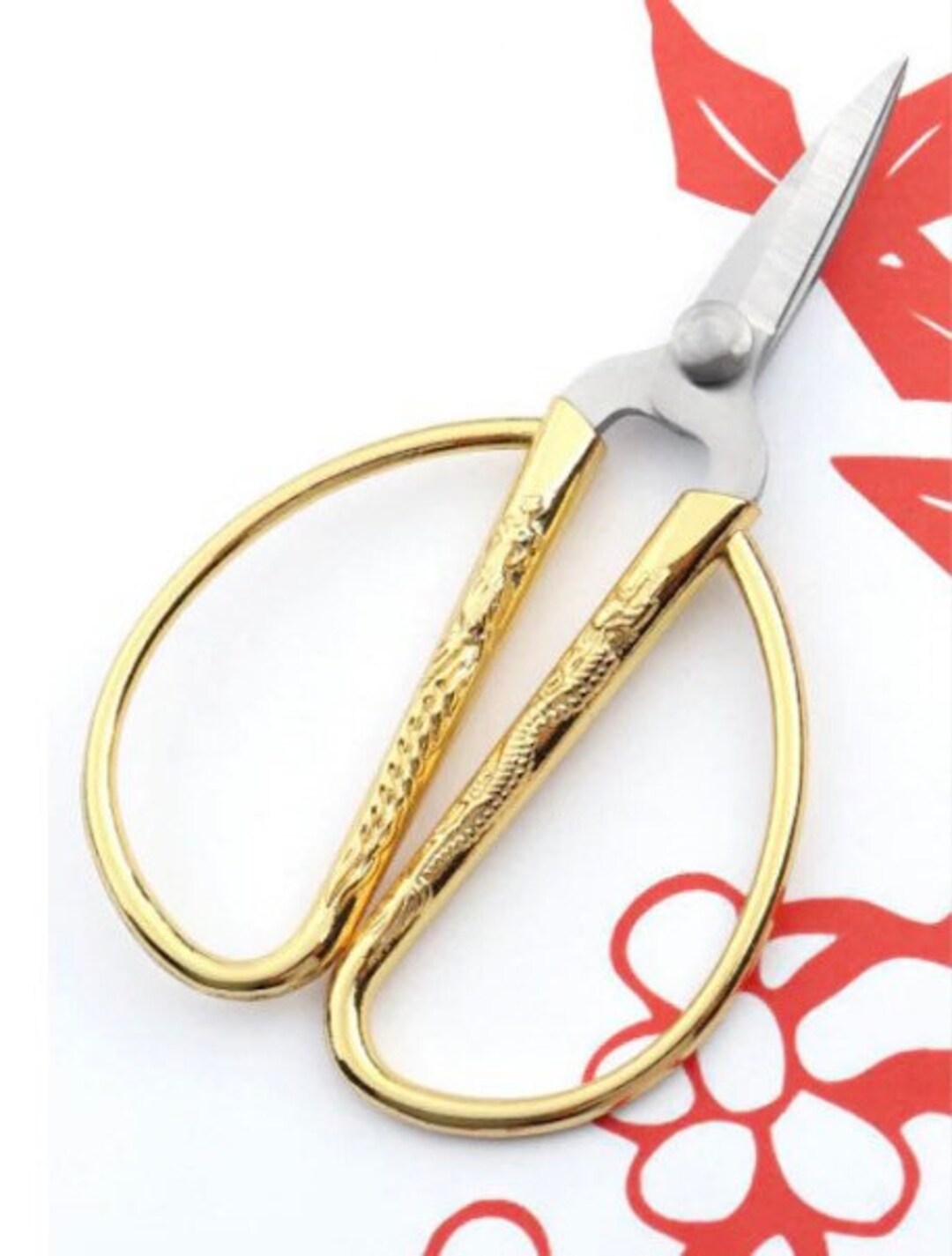 Gold Handle Sewing Scissors - Etsy