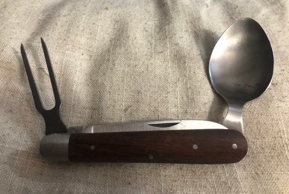 Folding Fork Knife Spoon Combo - Etsy