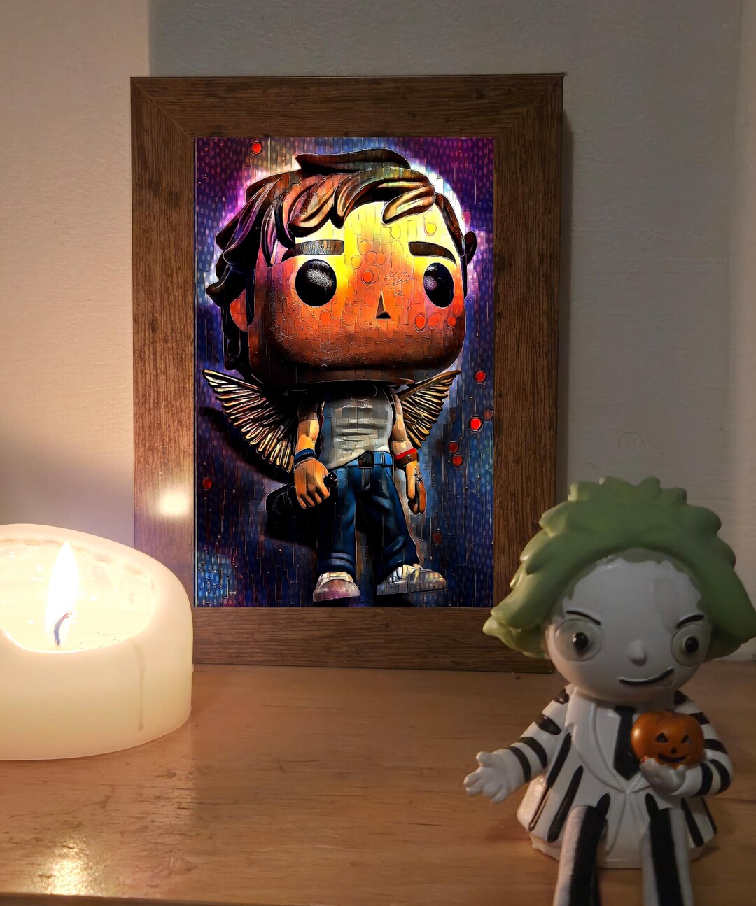 Saltburn Inspired "felix" Jacob Elordi Funko Pop Framed 6 X 4 Art ...