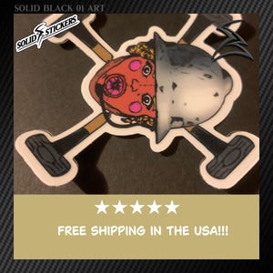 Oilfield Frac Sticker Blow up Doll and Hammers White Hard Hat Sticker ...