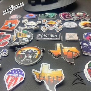 Texas Oilfield Sticker Pack Hard Hat Sticker Bundle Oilfield Frac Work ...