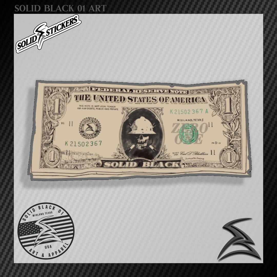 Oilfield Sticker Cash Money Skull and Hammers Vinyl Sticker Oilfield ...