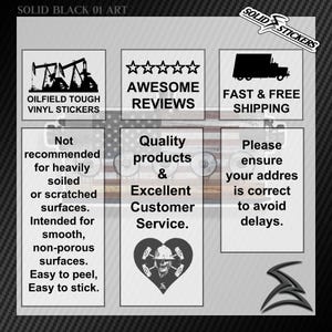 Oilfield Sticker Frac Pump Fluid End American Flag Vinyl Sticker ...