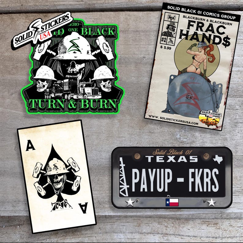 Frac Pack Vinyl Sticker Bundle - Etsy