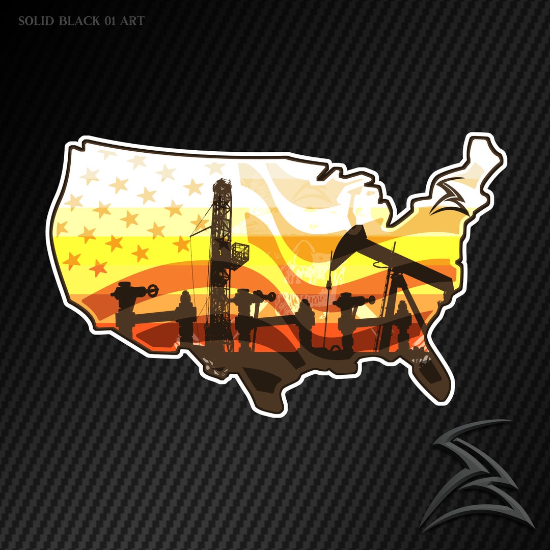 USA Oilfield Sticker Drilling Rig Sticker Frac Manifold Sticker ...