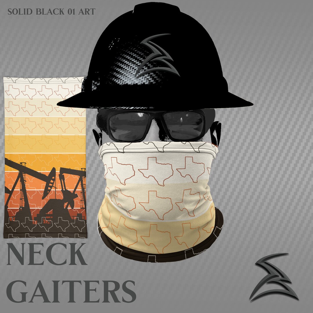 Face Shield Texas Heat Oilfield Pumpjacks Neck Gaiter Accessory - Etsy