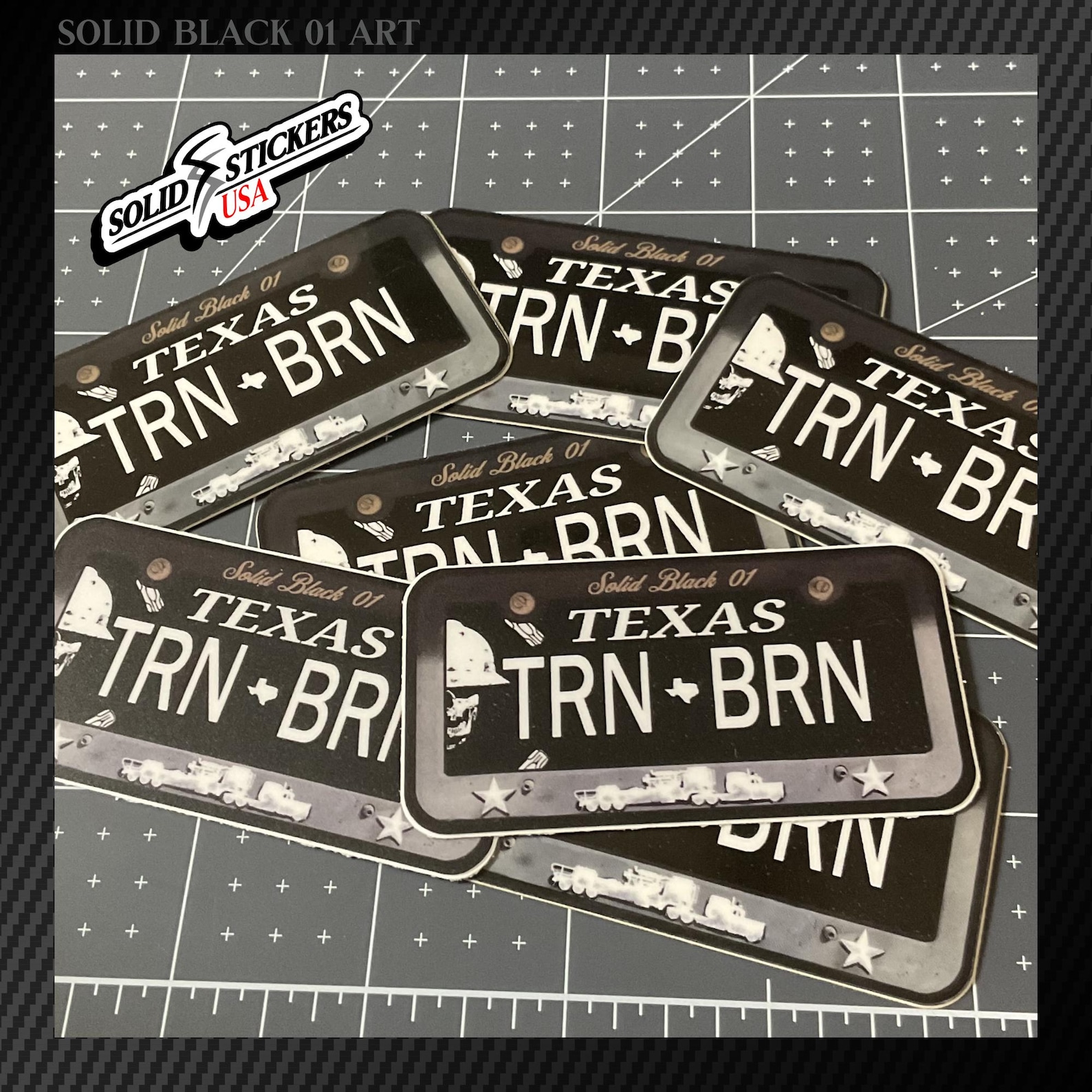 Texas Oilfield Sticker: Frac Turn & Burn License Plate Decal - Etsy