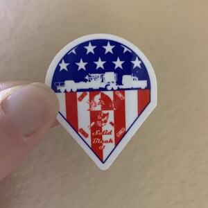 Oilfield Frac Sticker US Flag Shield Frac Pump Sticker Patriotic ...