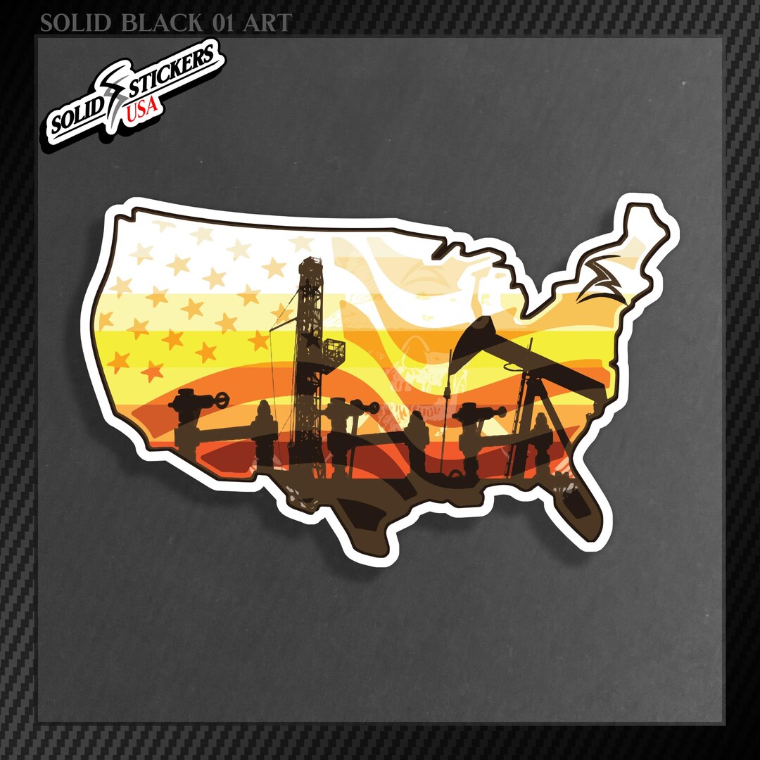 USA Oilfield Sticker Drilling Rig Sticker Frac Manifold Sticker ...